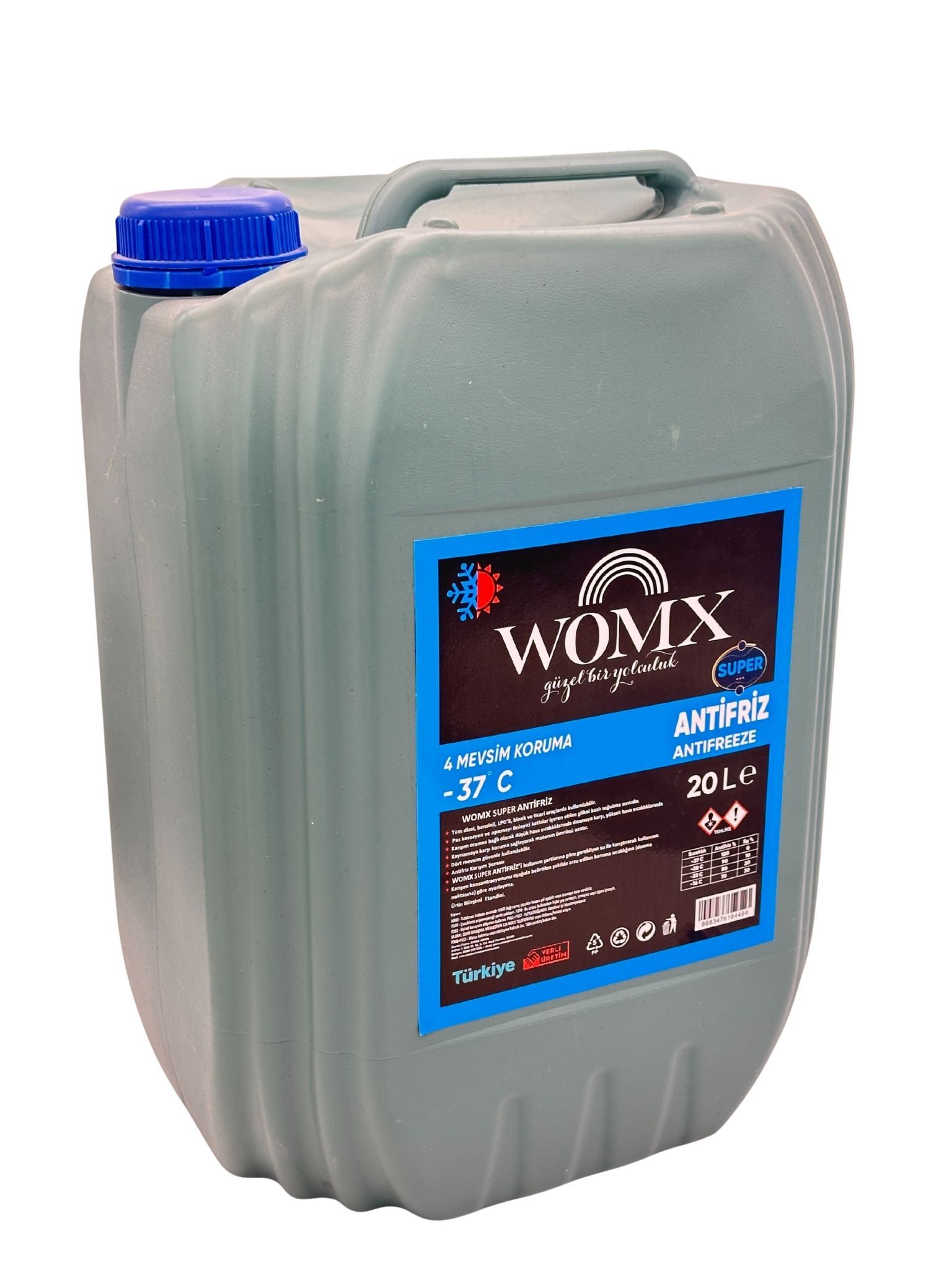 WOMX - -37 Derece Süper Antifriz 20 lt
