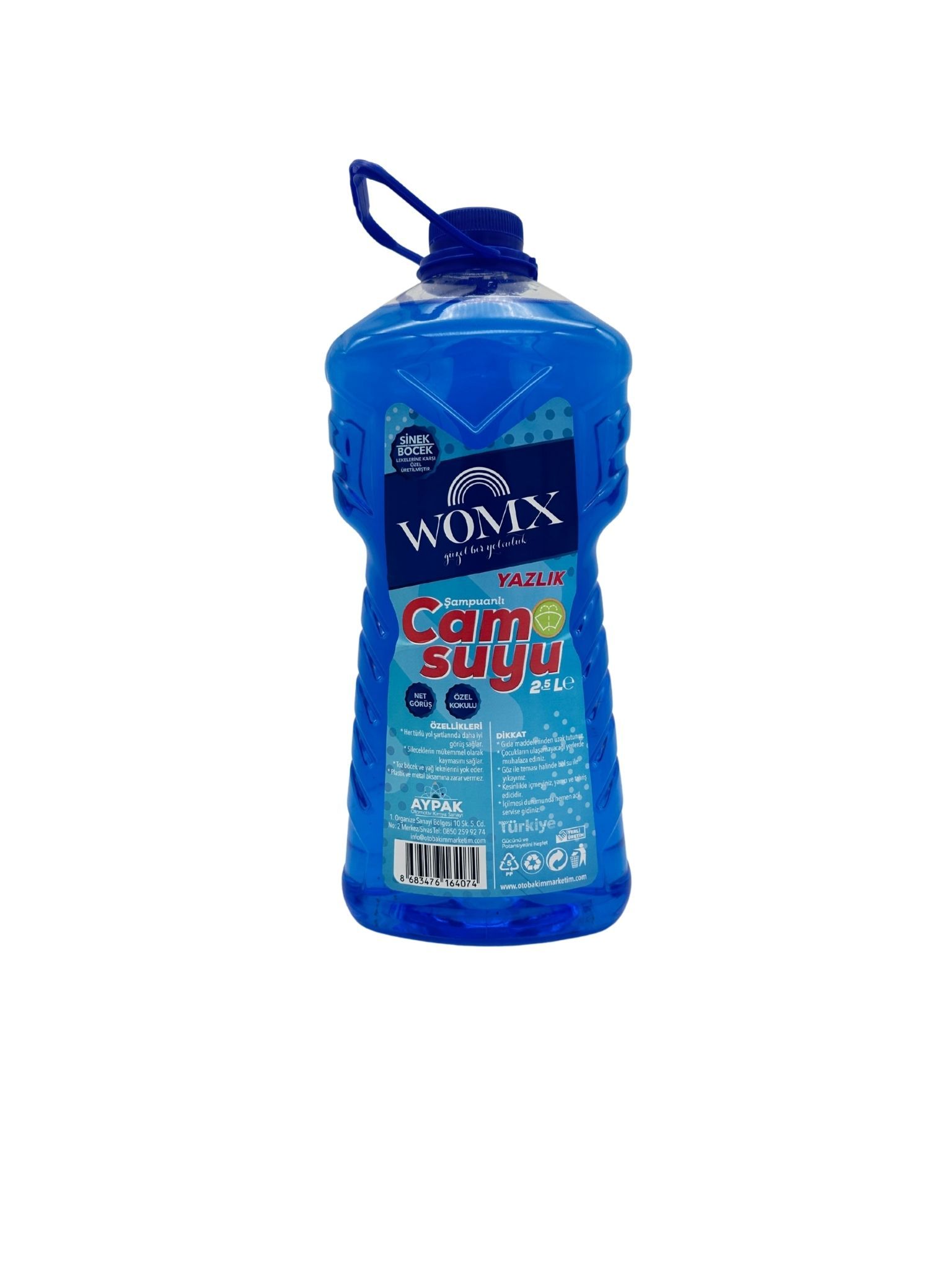 WOMX - Yazlık Oto Cam Suyu 2,5 lt