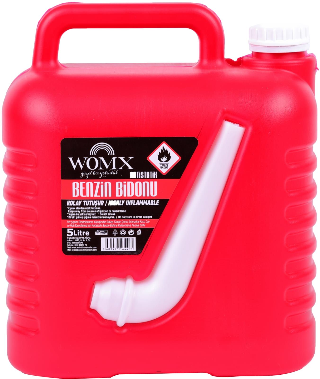 WOMX - Benzin Bidonu 5 lt