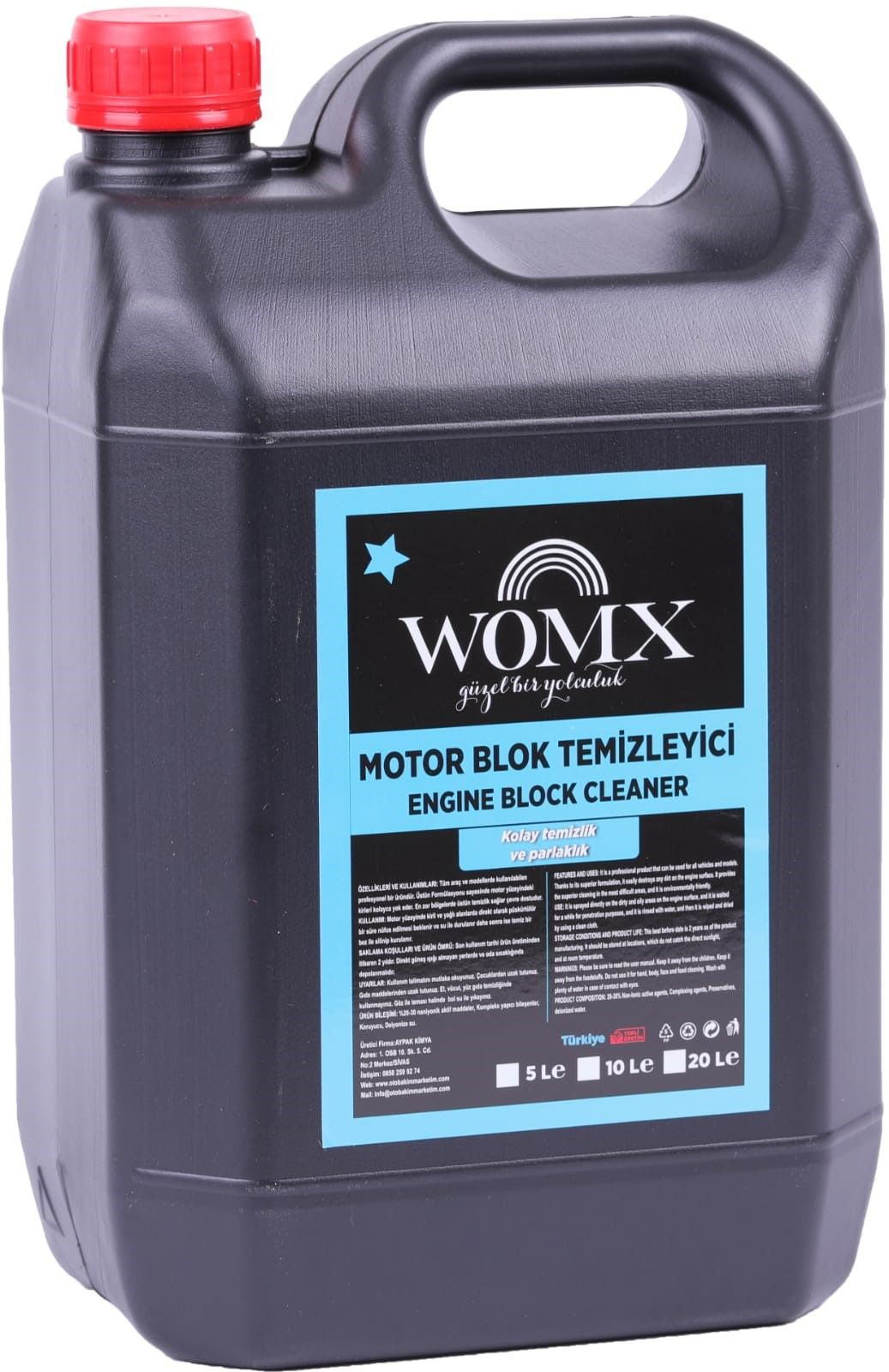 WOMX - Motor Blok Temizleyici 5 lt