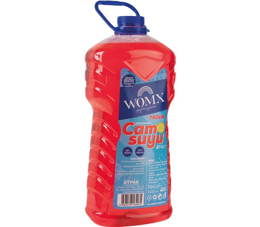 WOMX - Yazlık Oto Cam Suyu 2,5 lt