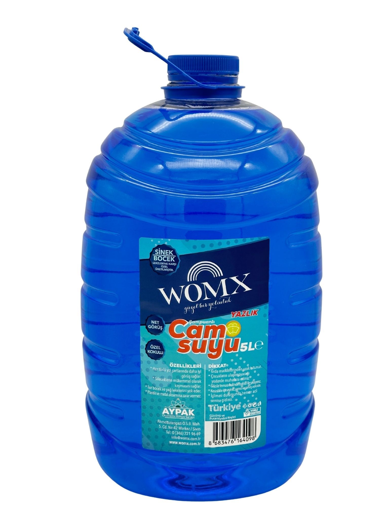 WOMX - Yazlık Oto Cam Suyu 5 lt